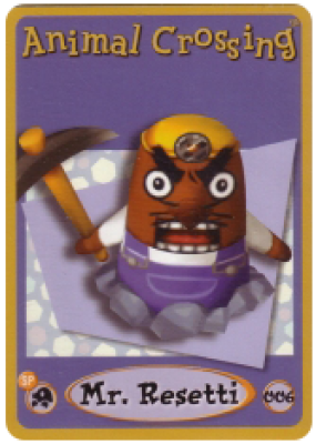 Resetti - Animal Crossing Wiki
