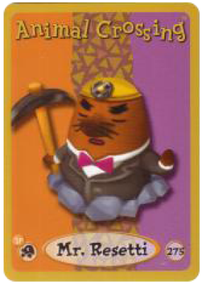 Resetti - Animal Crossing Wiki